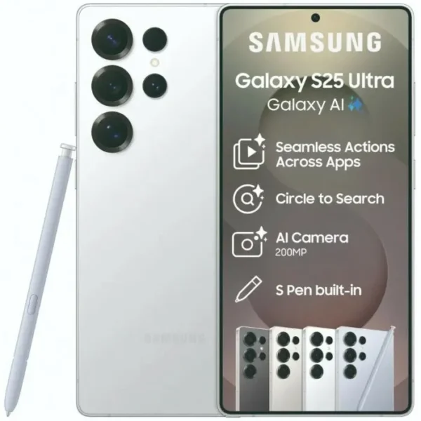Samsung Galaxy S25 Ultra 256GB Titanium WhiteSilver - Mint Condition (2 ...